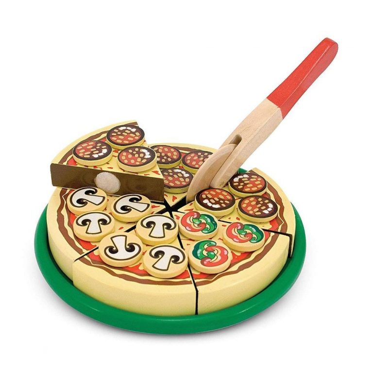Melissa & Doug Pizza Party Wooden Play Food | Melissa And Doug Toys