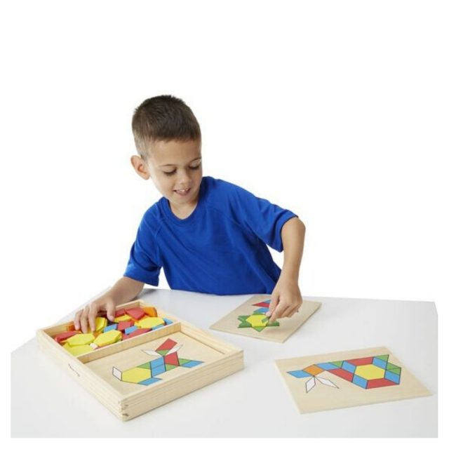 Melissa & Doug Pattern Blocks And Boards | Melissa And Doug Toys