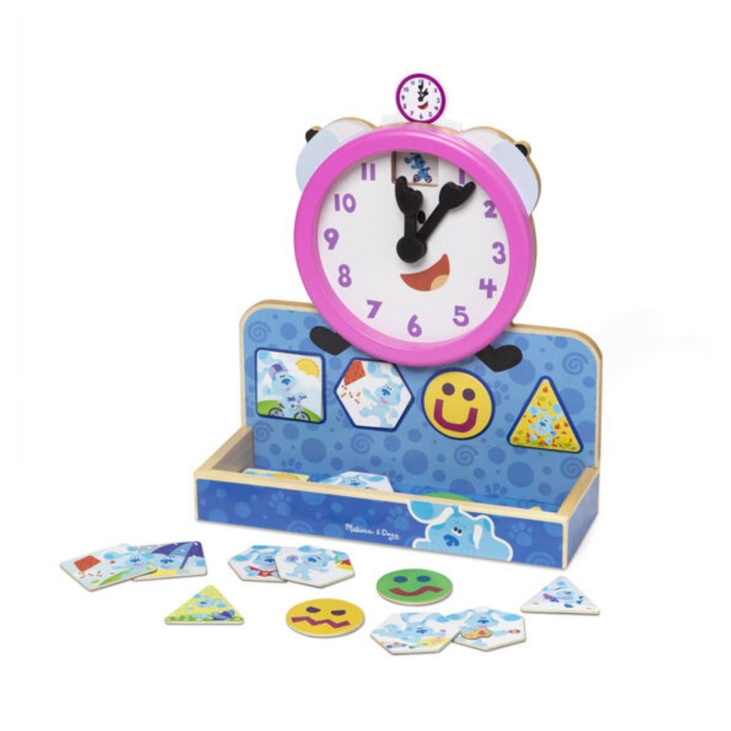 Melissa & Doug Blues Clues Tickety-Tock Wooden Magnetic Clock | Melissa ...