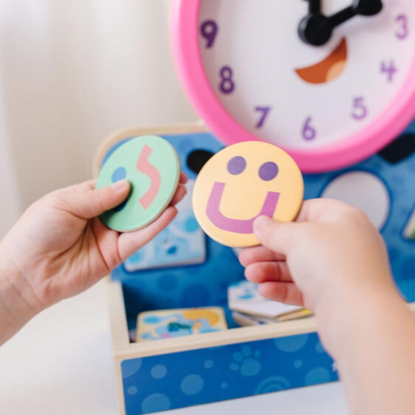 Melissa & Doug Blues Clues Tickety-Tock Wooden Magnetic Clock | Melissa ...