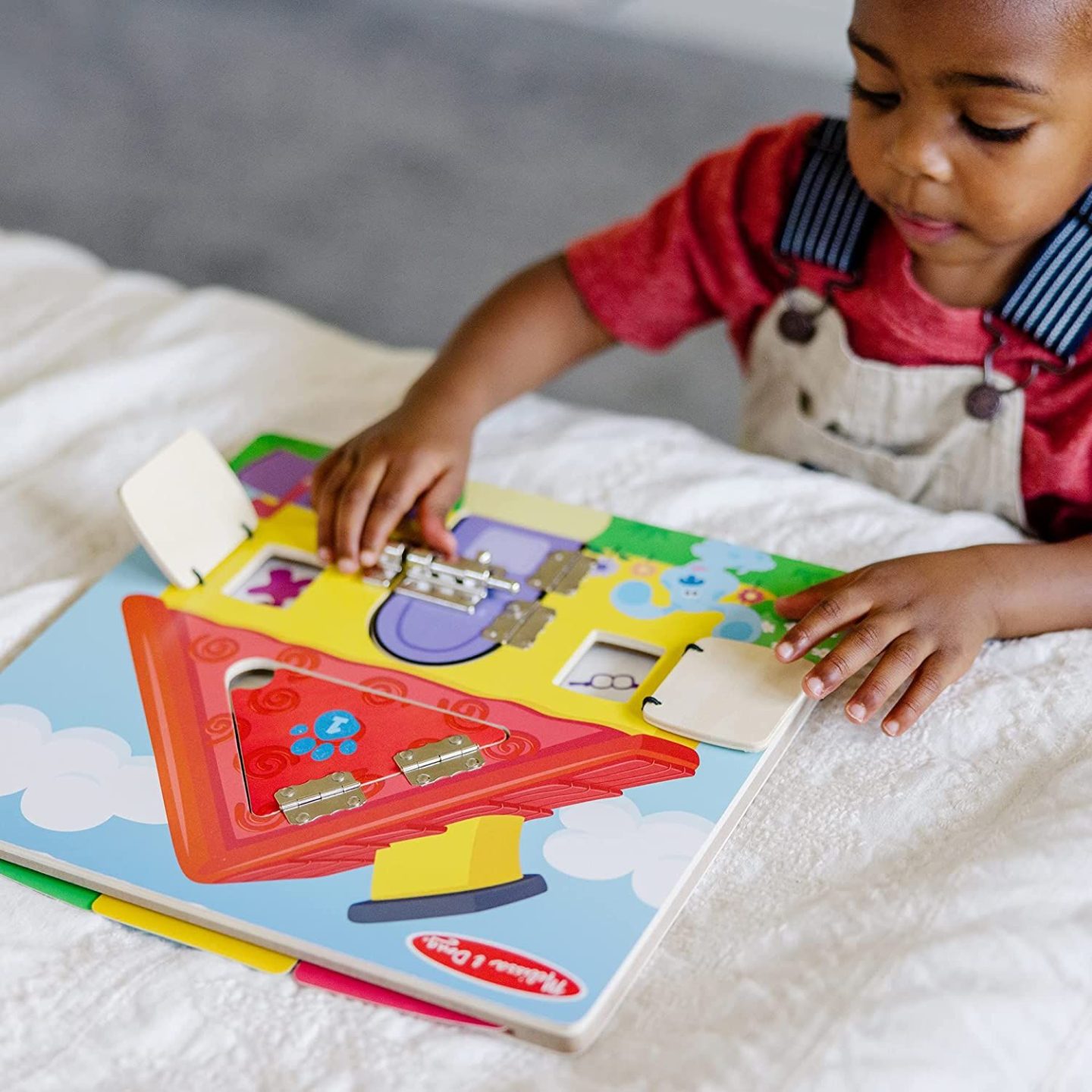 Melissa & Doug Blues Clues Wooden Lift-the-Flap Activity Board ...