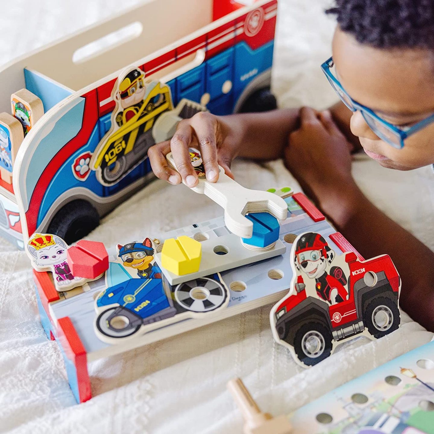 Melissa & Doug Paw Patrol Match & Build Mission Cruiser | Melissa And ...