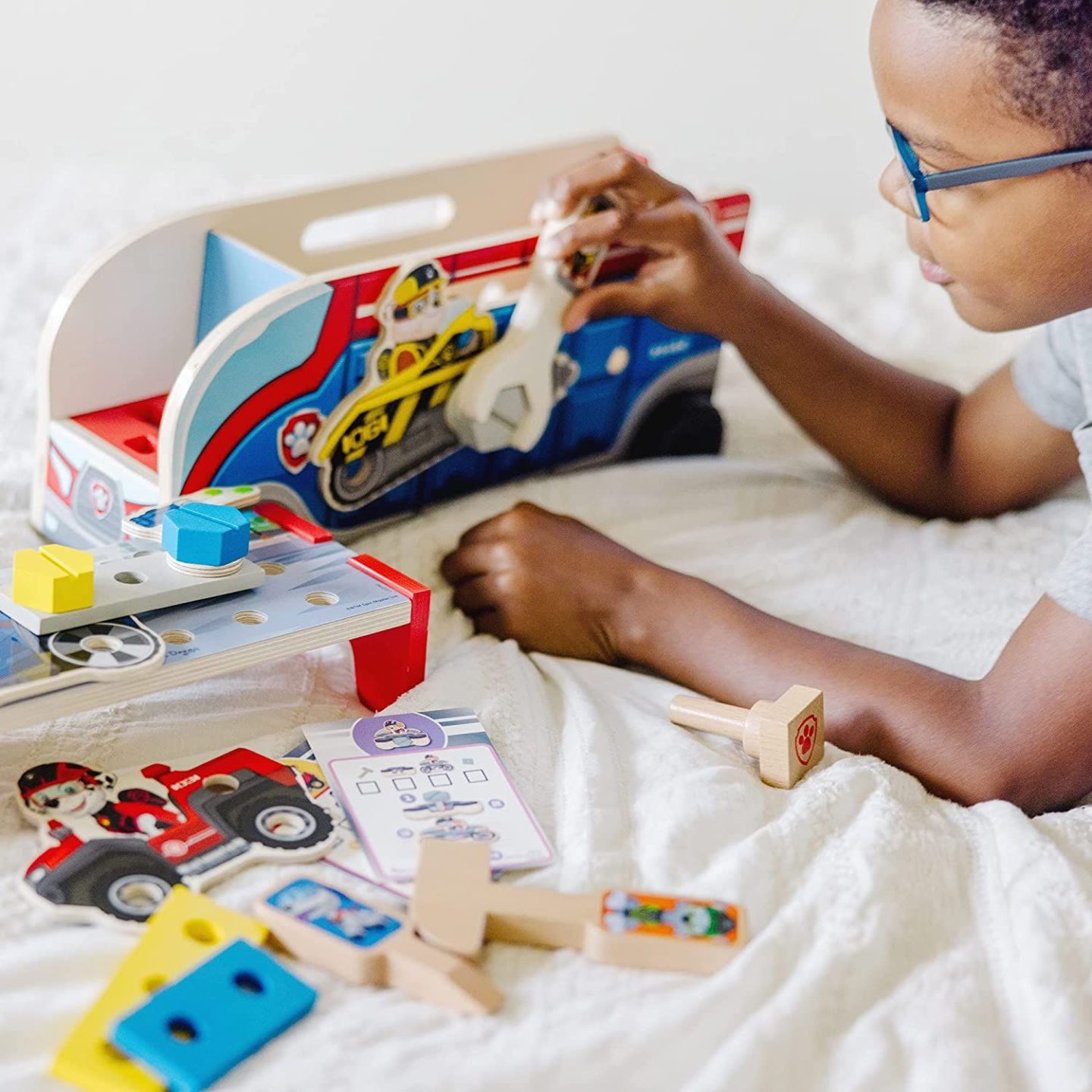 Melissa & Doug Paw Patrol Match & Build Mission Cruiser | Melissa And ...