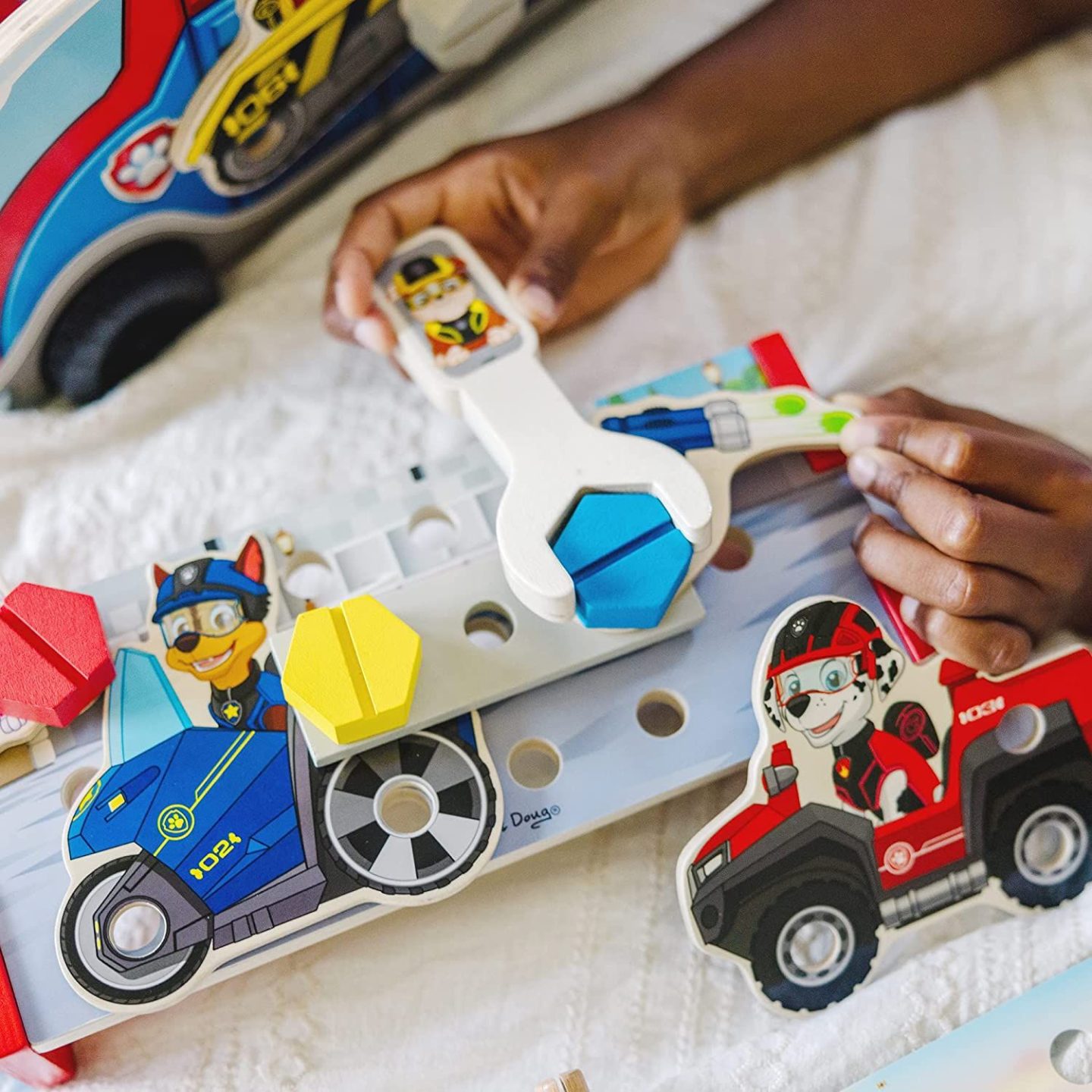 Melissa & Doug Paw Patrol Match & Build Mission Cruiser | Melissa And ...