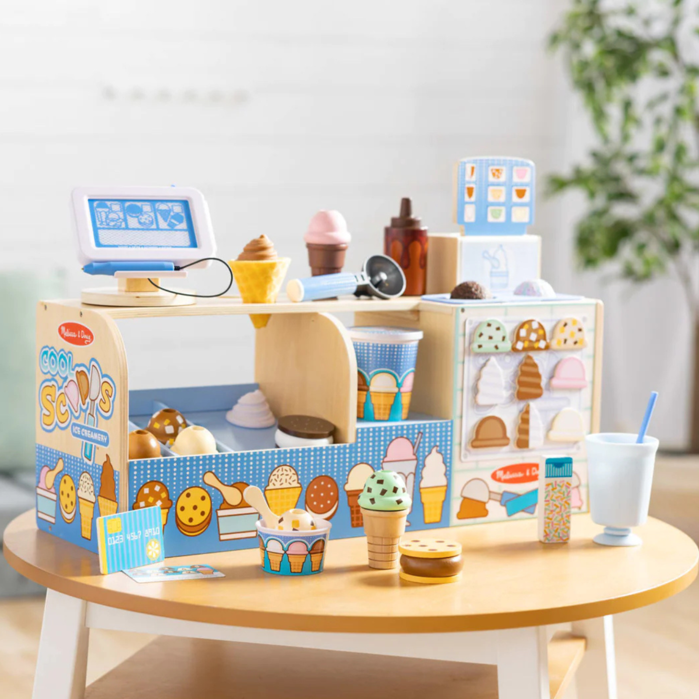Melissa & Doug Cool Scoops Ice Cream Ice Creamery Counter | Melissa And ...