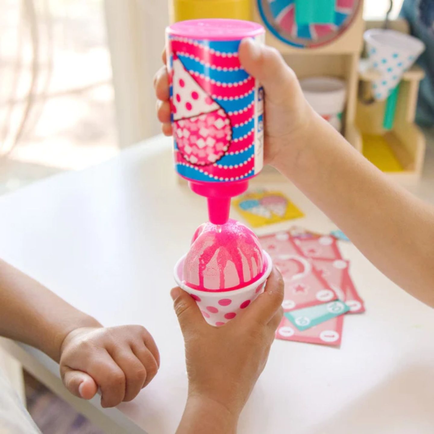 Melissa & Doug Fun at the Fair Snow-Cone & Slushi Play Set | Melissa ...