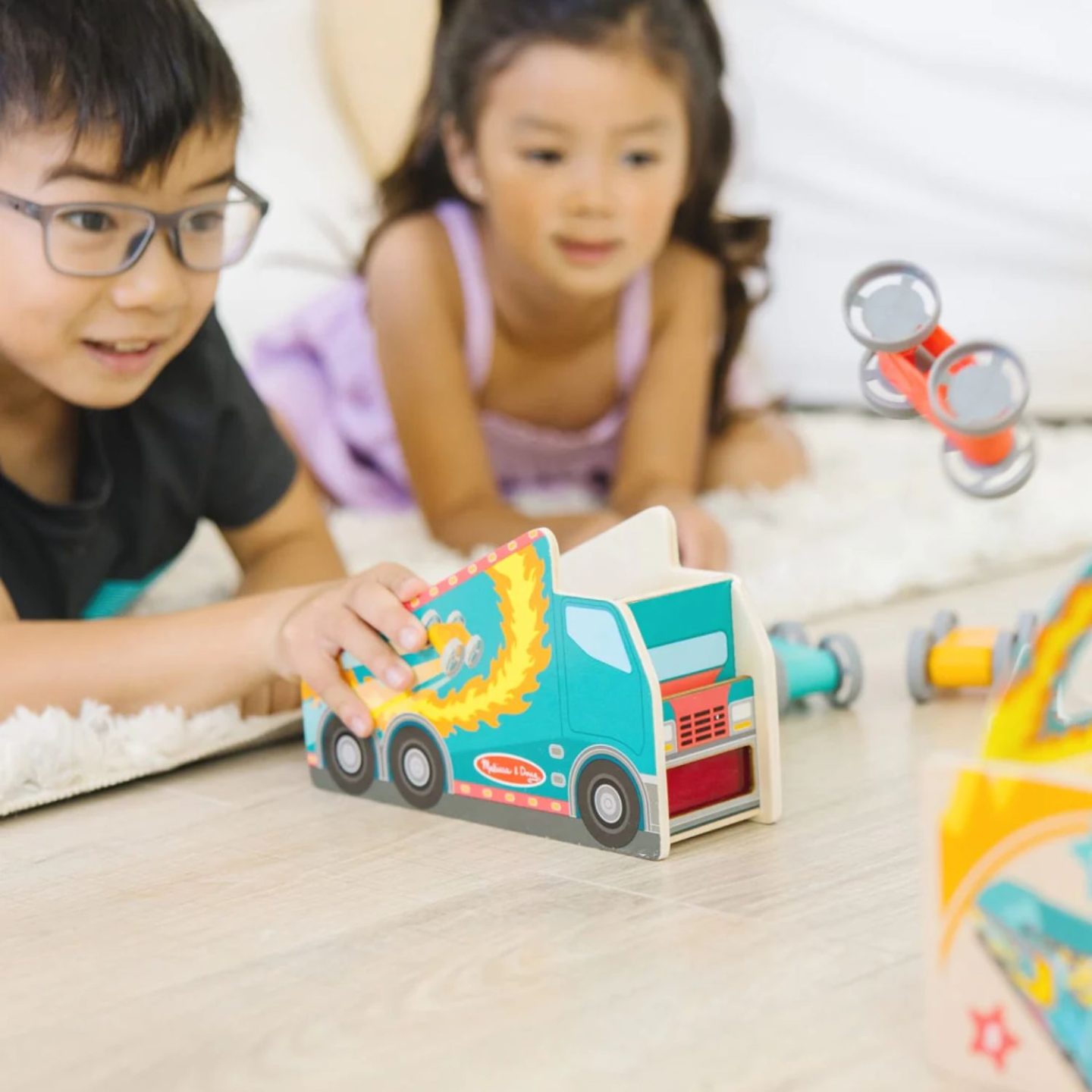 Melissa & Doug Fun at the Fair Stunt Cars | Melissa And Doug Toys
