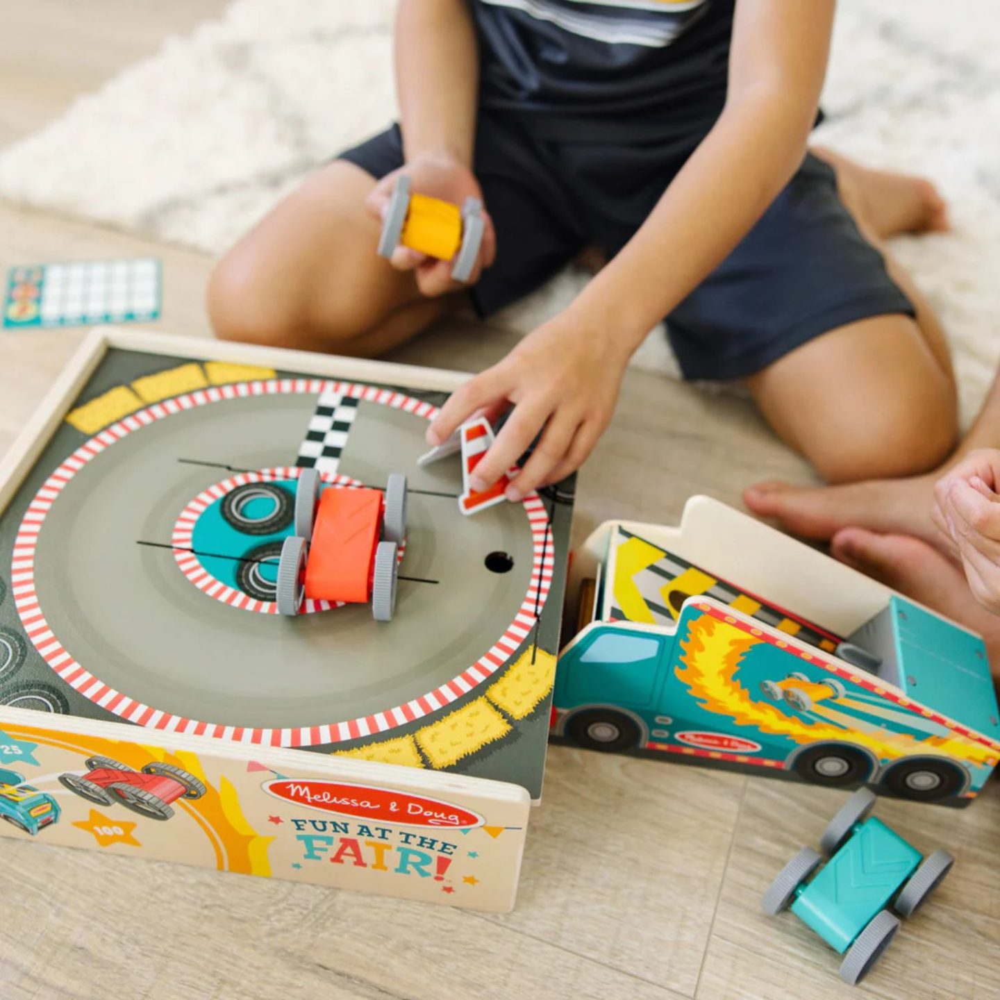 Melissa & Doug Fun at the Fair Stunt Cars | Melissa And Doug Toys