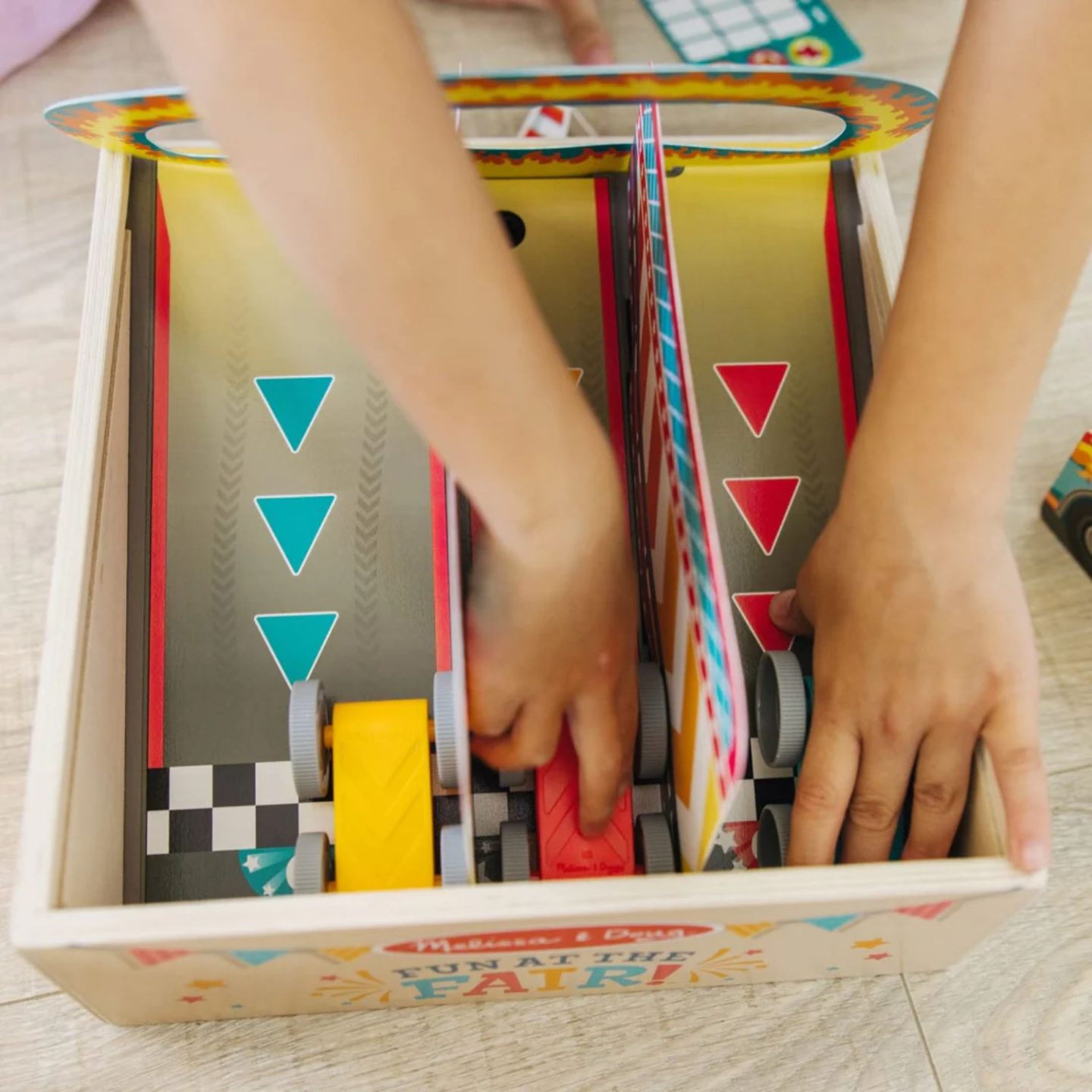 Melissa & Doug Fun at the Fair Stunt Cars | Melissa And Doug Toys