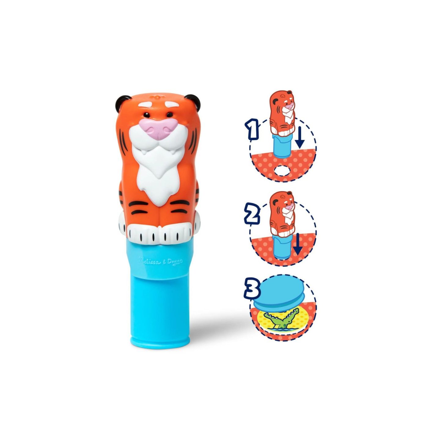 Melissa & Doug Sticker WOW! - Sticker Stamper & Activity Pad - Tiger ...