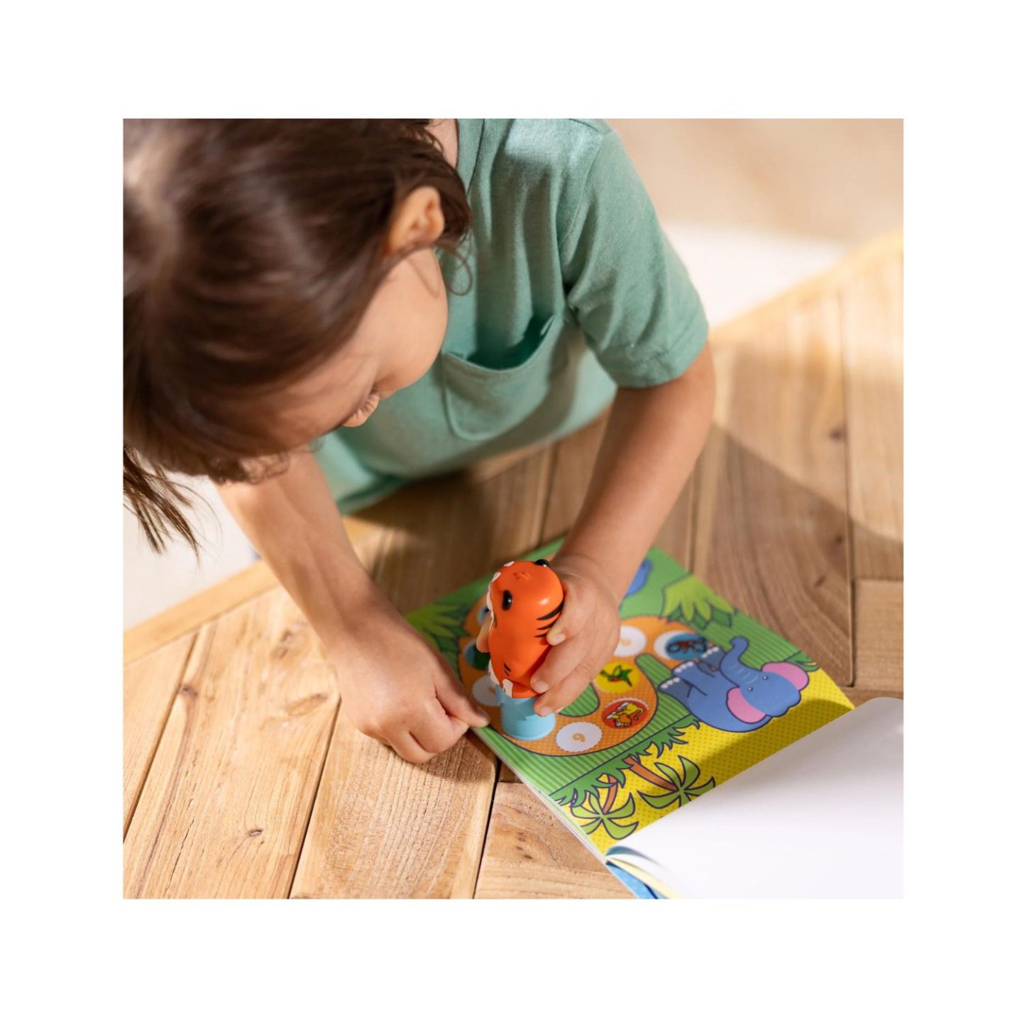 Melissa & Doug Sticker WOW! - Sticker Stamper & Activity Pad - Tiger ...