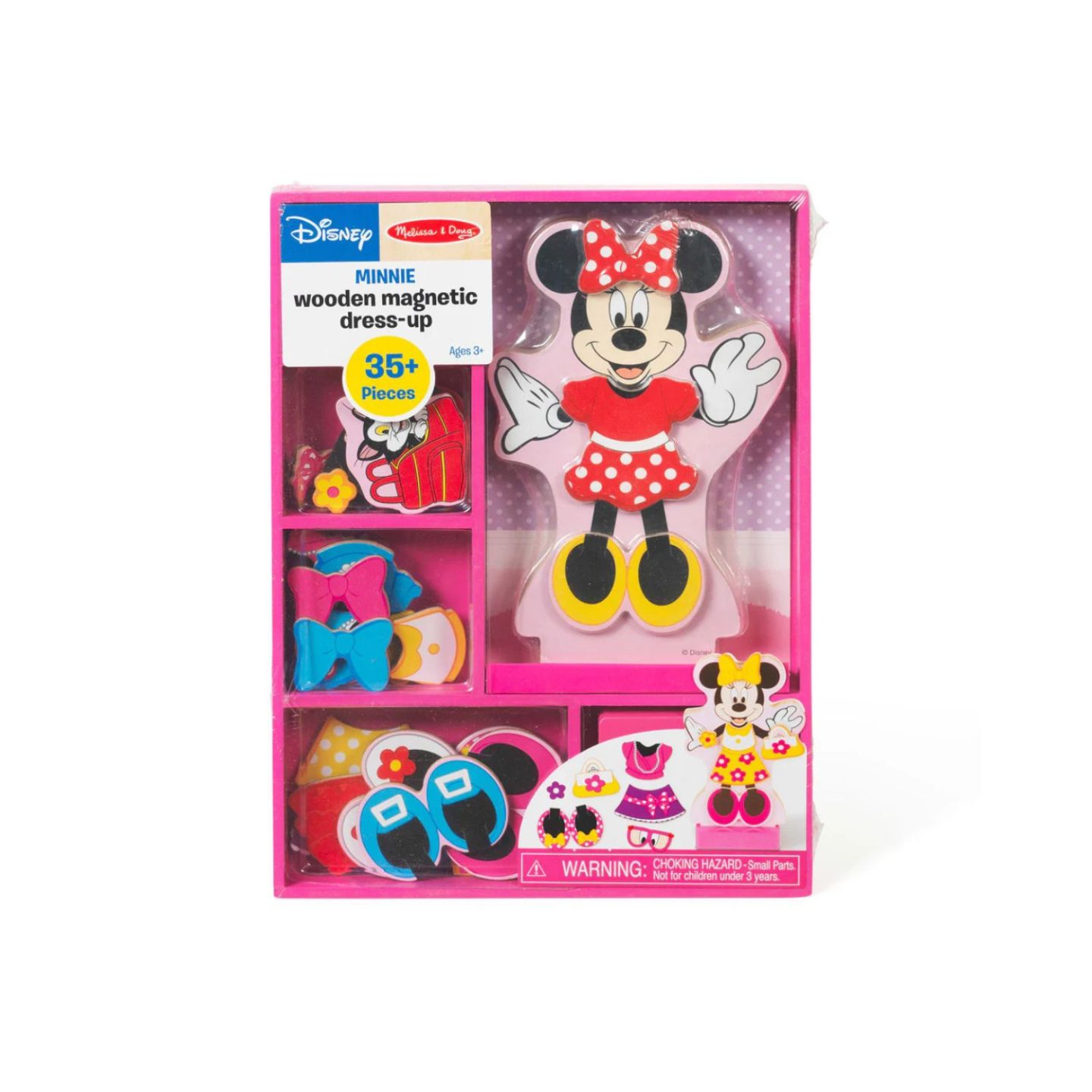 Melissa & Doug Wooden Magnetic dress-up Minnie | Melissa And Doug Toys