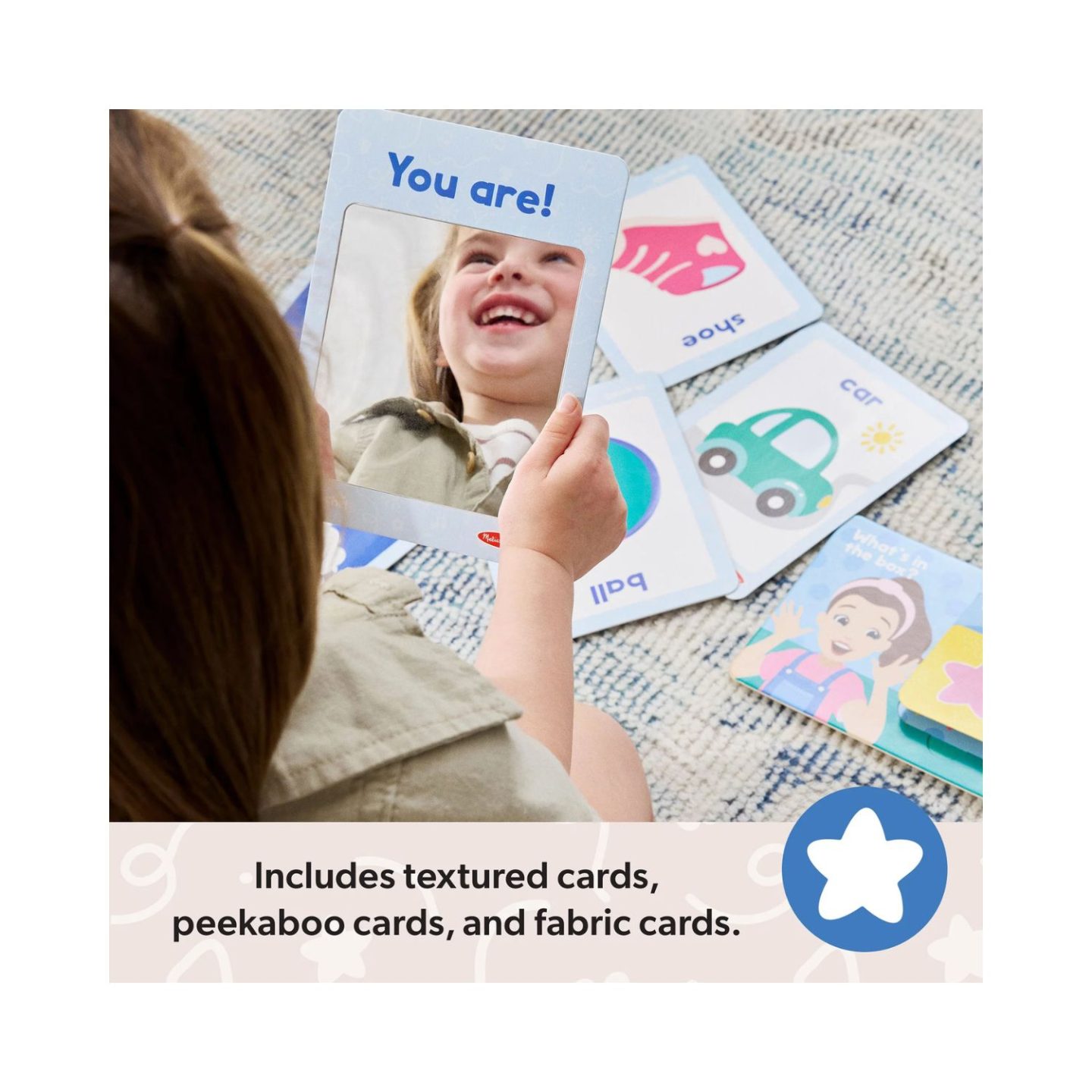 Melissa & Doug Ms. Rachel First Words Sensory Cards | Melissa And Doug Toys